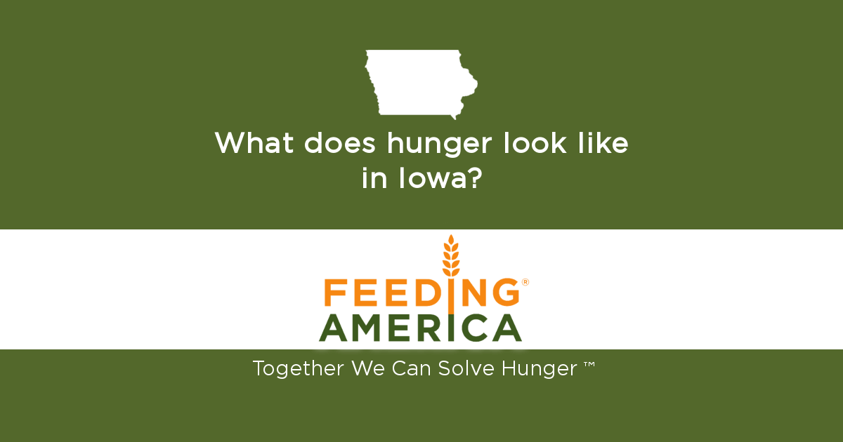 Hunger & Poverty in Iowa | Map the Meal Gap
